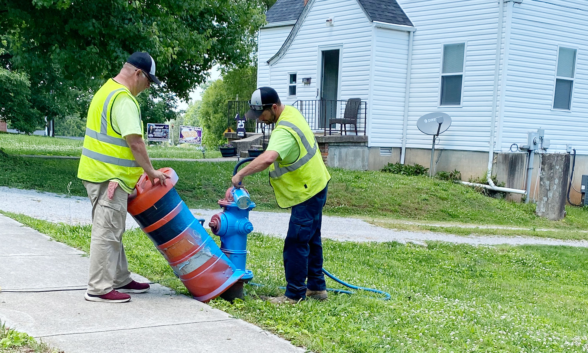Painting hydrants beautifies city, enhances fire protection efforts ...
